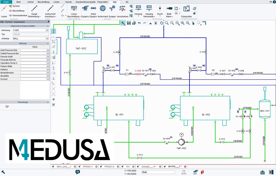 Logiciel de diagrammes de process & instrumentation | P&ID | M4 PLANT