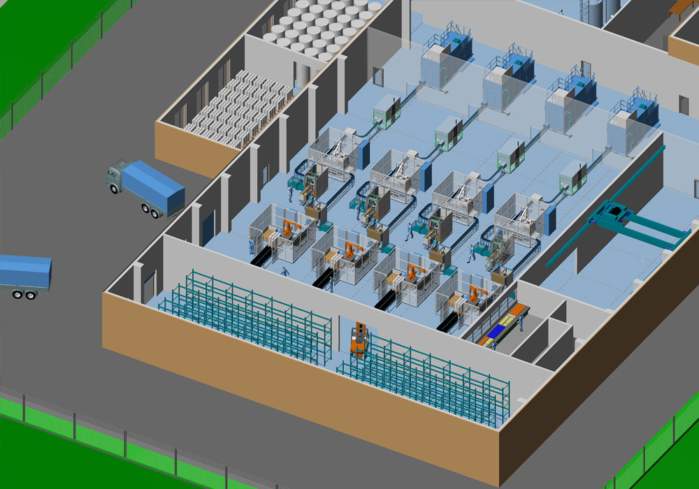 Implantation industrielle 3D | M4 PLANT