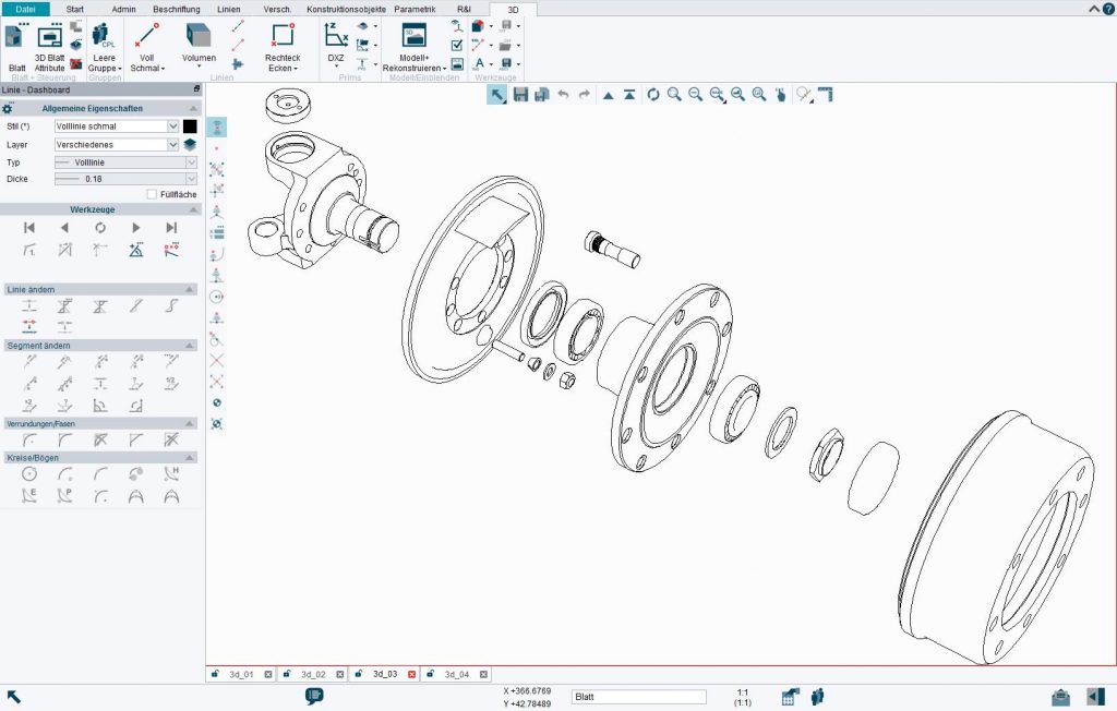 Logiciel CAO 3D | M4 DRAFTING